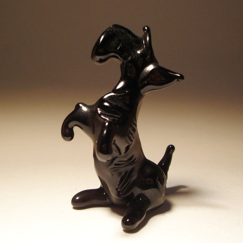 Handmade Blown Glass Dog Black Lab Labrador Retriever Figurine - Etsy