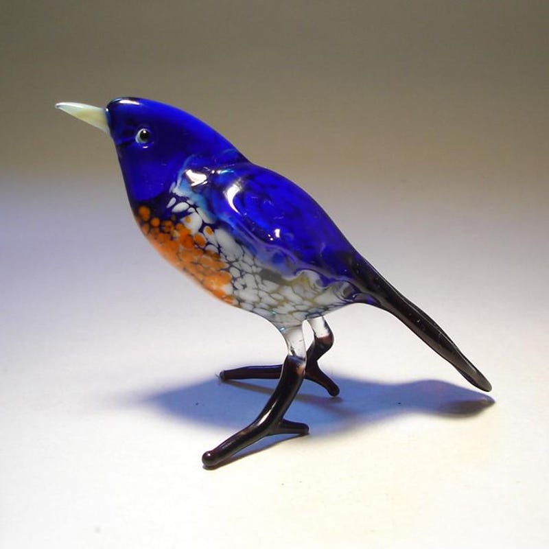 Crystal Blue Bird - Etsy