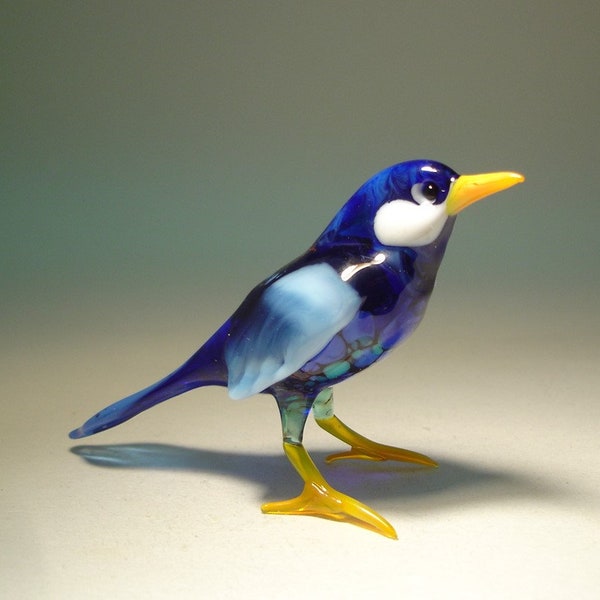 Blown Glass Bluebird - Etsy