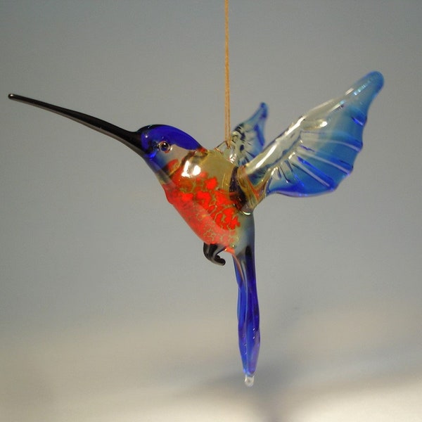 Glass Hummingbird - Etsy