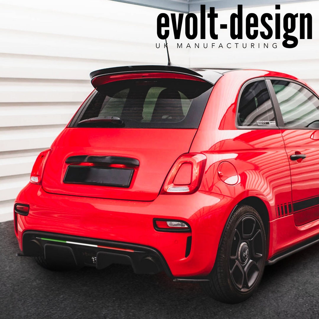 Premium Italian Flag Stickers Decals for Fiat 500 ABARTH 595 695 Front & Rear High-quality Italy ...