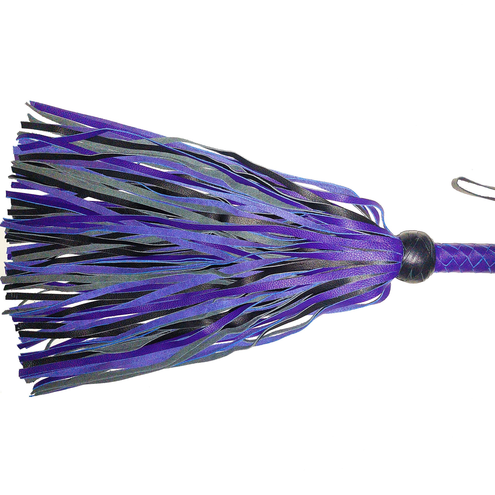 Leather Flogger, 100 Falls Genuine Cowhide Leather Floggers, Heavy Duty ...