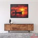 Mexican Fisherman Rowing a Small Boat at Sunrise Art Print - Mexican ...