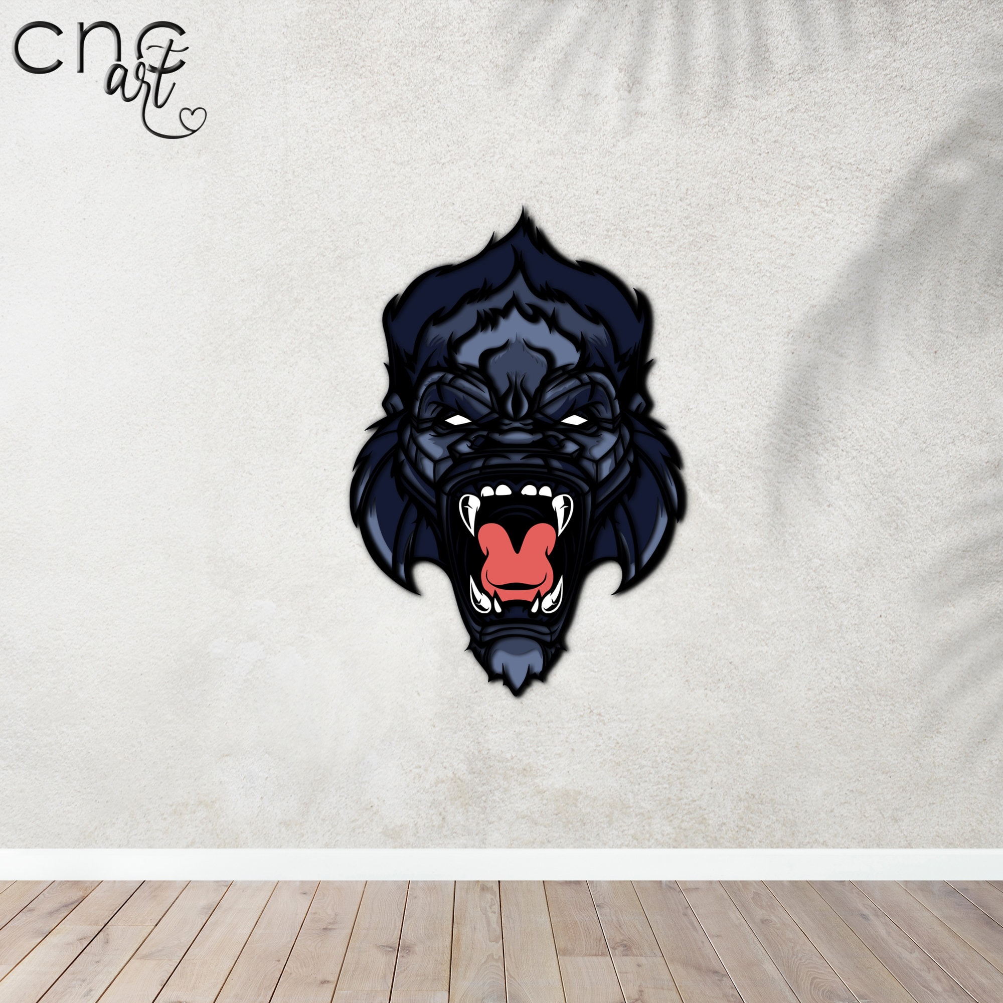 Monkey Multilayer Cut File 3d, Layer Monkey Cut File, Monkey Svg 3d ...