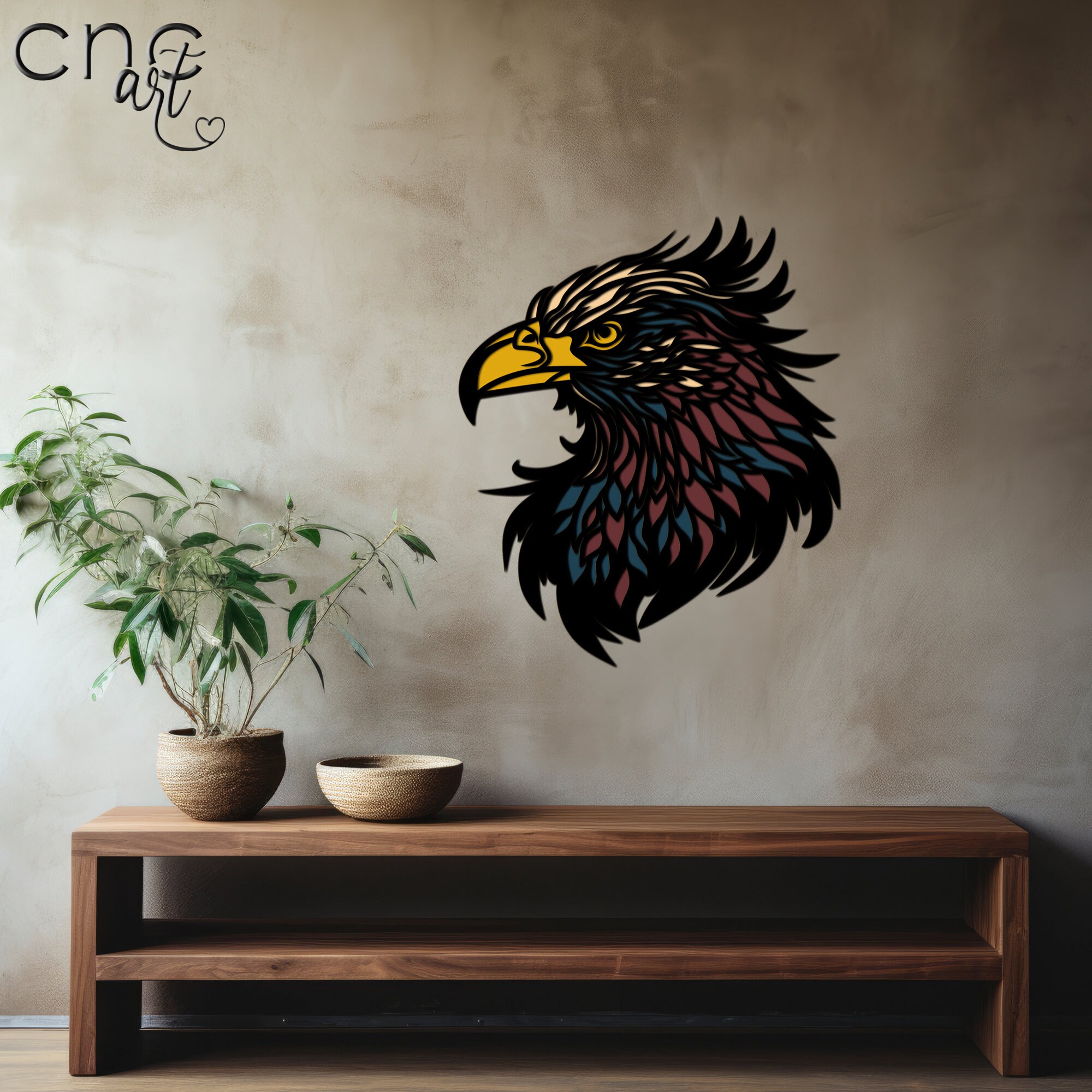 Laser Cut Eagle Wall Art, Eagle Svg File Cnc Route, Eagle Cnc Route ...