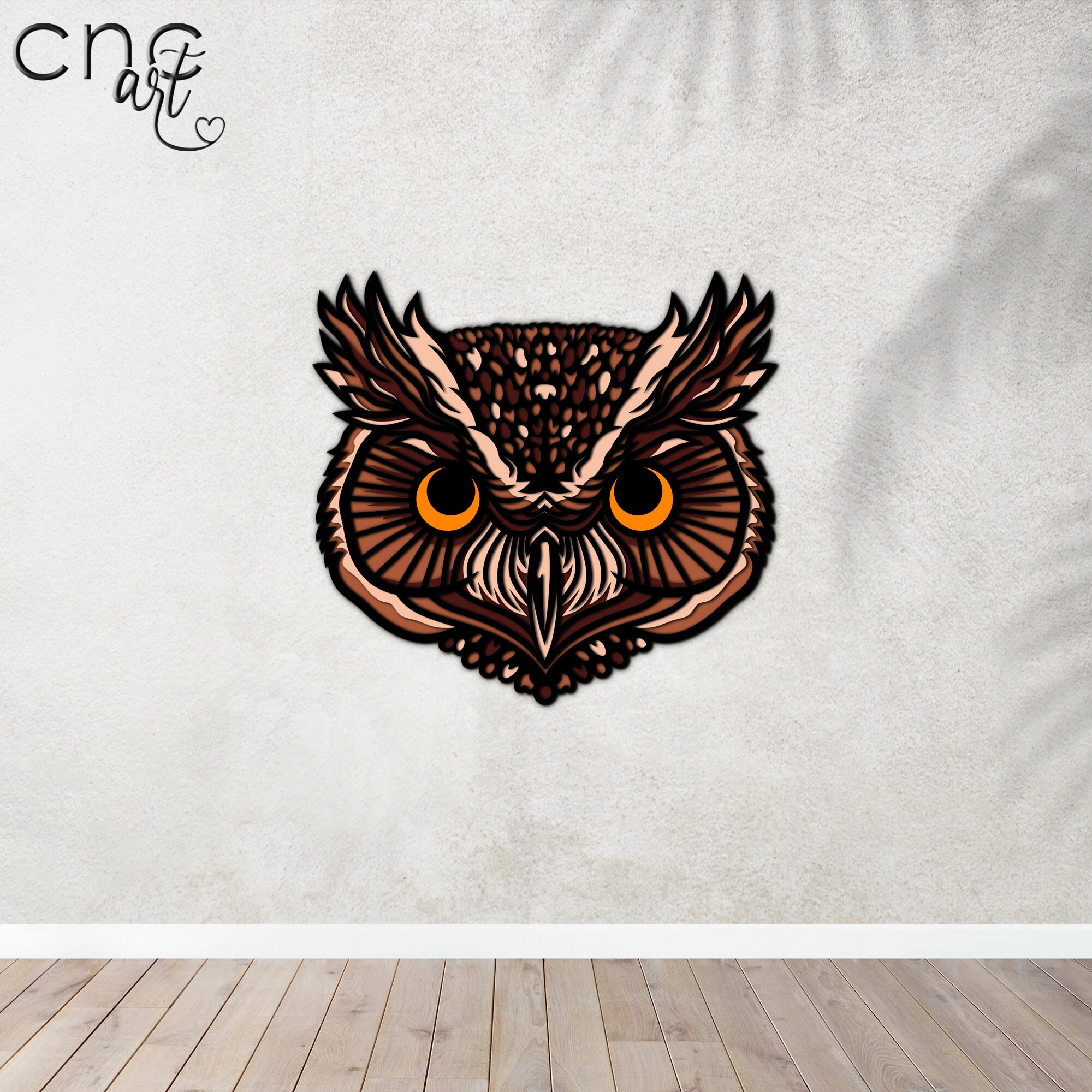 Laser Cut File Owl, Owl Head Vector, Cnc Owl Route File, Temple Owl Svg ...