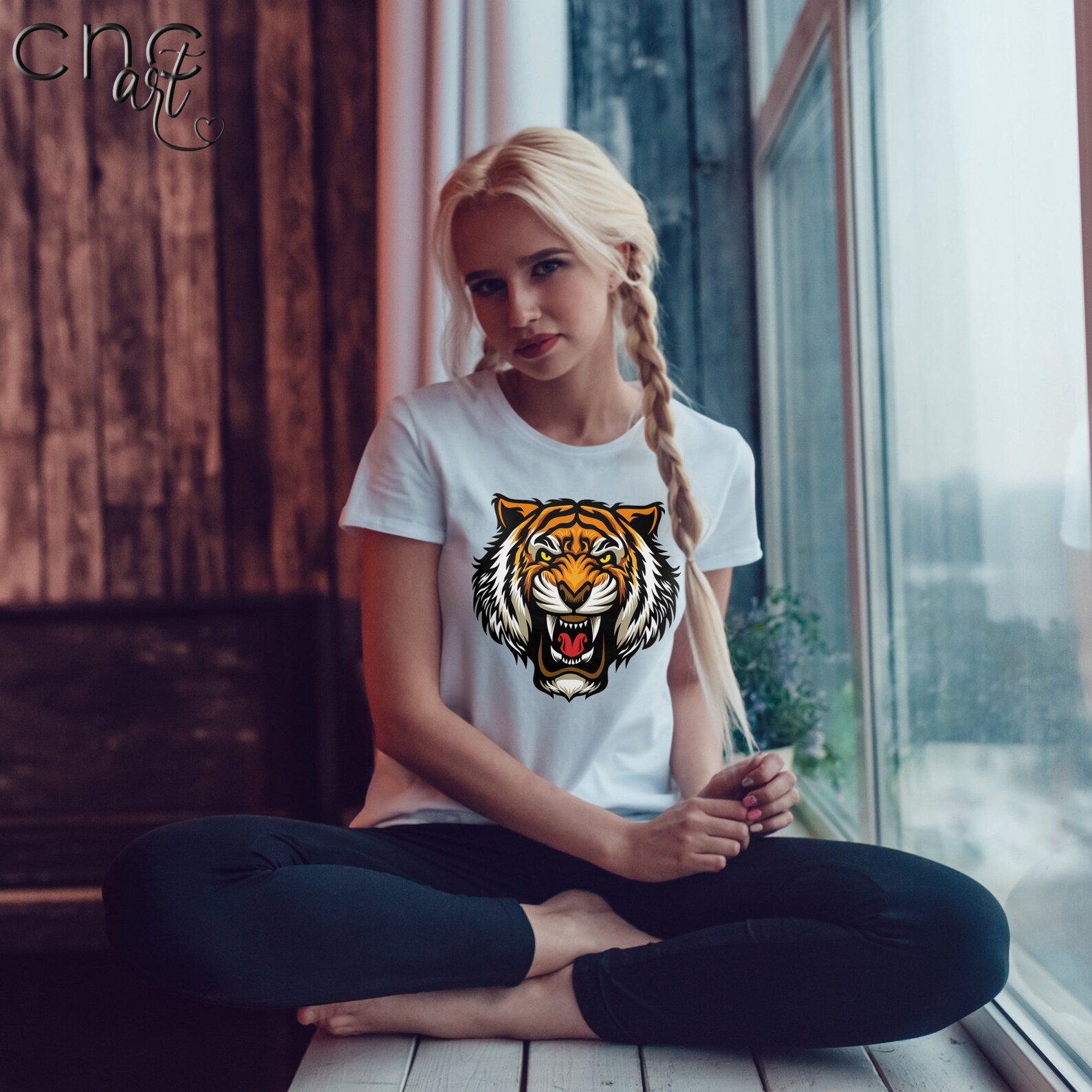 Tiger Multilayer Svg Download, Cnc Multilayer Tiger, 3d Paper Tiger ...