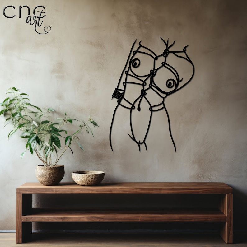 Bondage Girl Svg, Nude Line Art Digital, Bondage Girl Art, Shibari Art ...