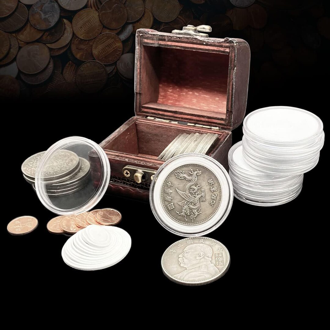 900-1000 Plastic Coin Protectors Plus Foam Inserts - Etsy