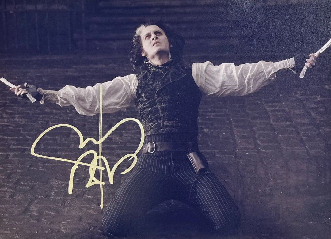 Autograph COA Sweeney Todd Photo - Etsy