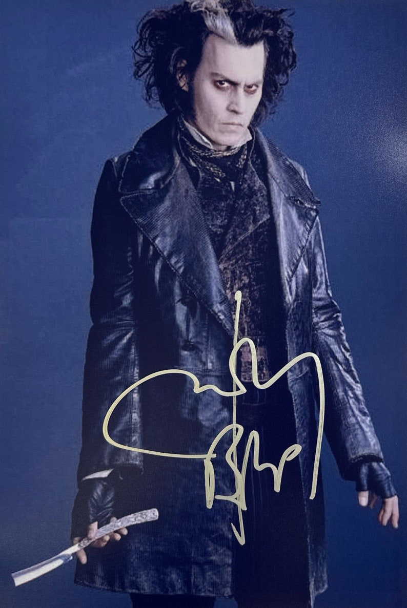 Autograph COA Sweeney Todd Photo - Etsy