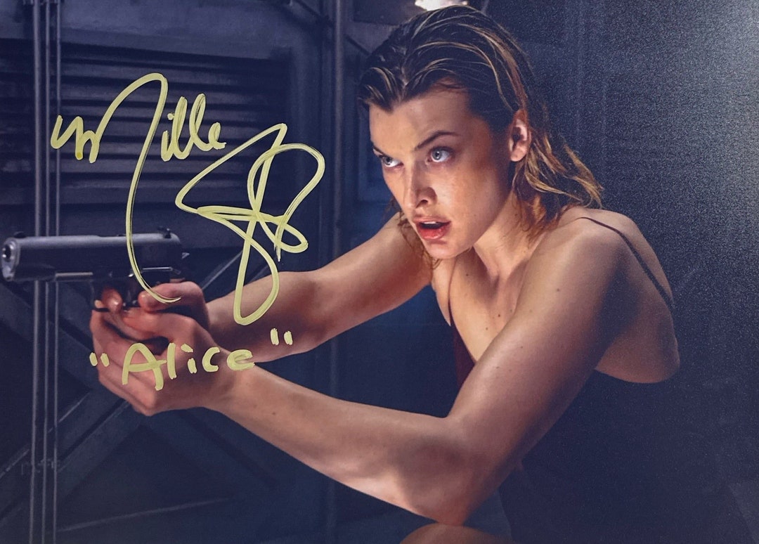 Autograph COA Resident Evil Photo - Etsy