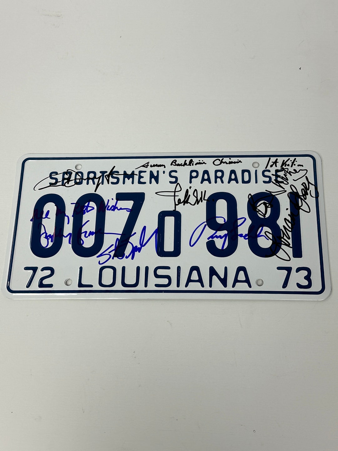 Autograph COA Jaws License Plate - Etsy