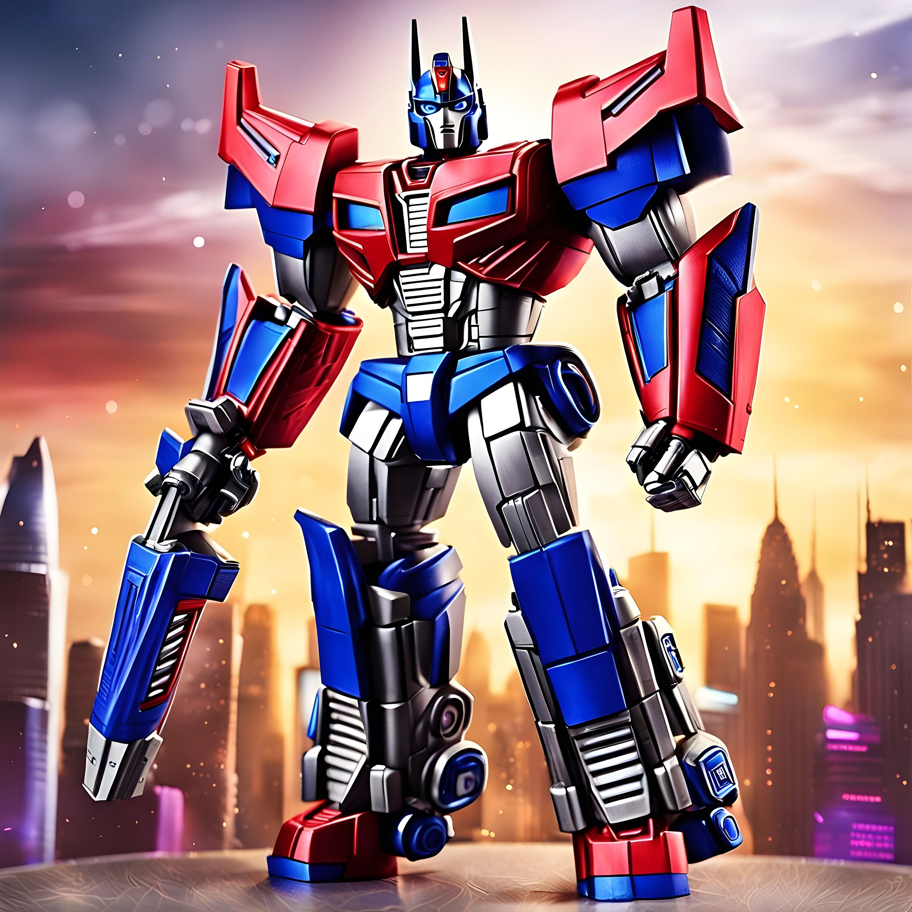 Optimus Prime Reimagined: Digital Art - Etsy