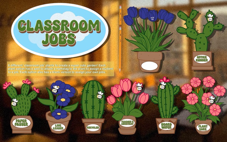 The Bloom Room - Classroom Decor Pack - Etsy