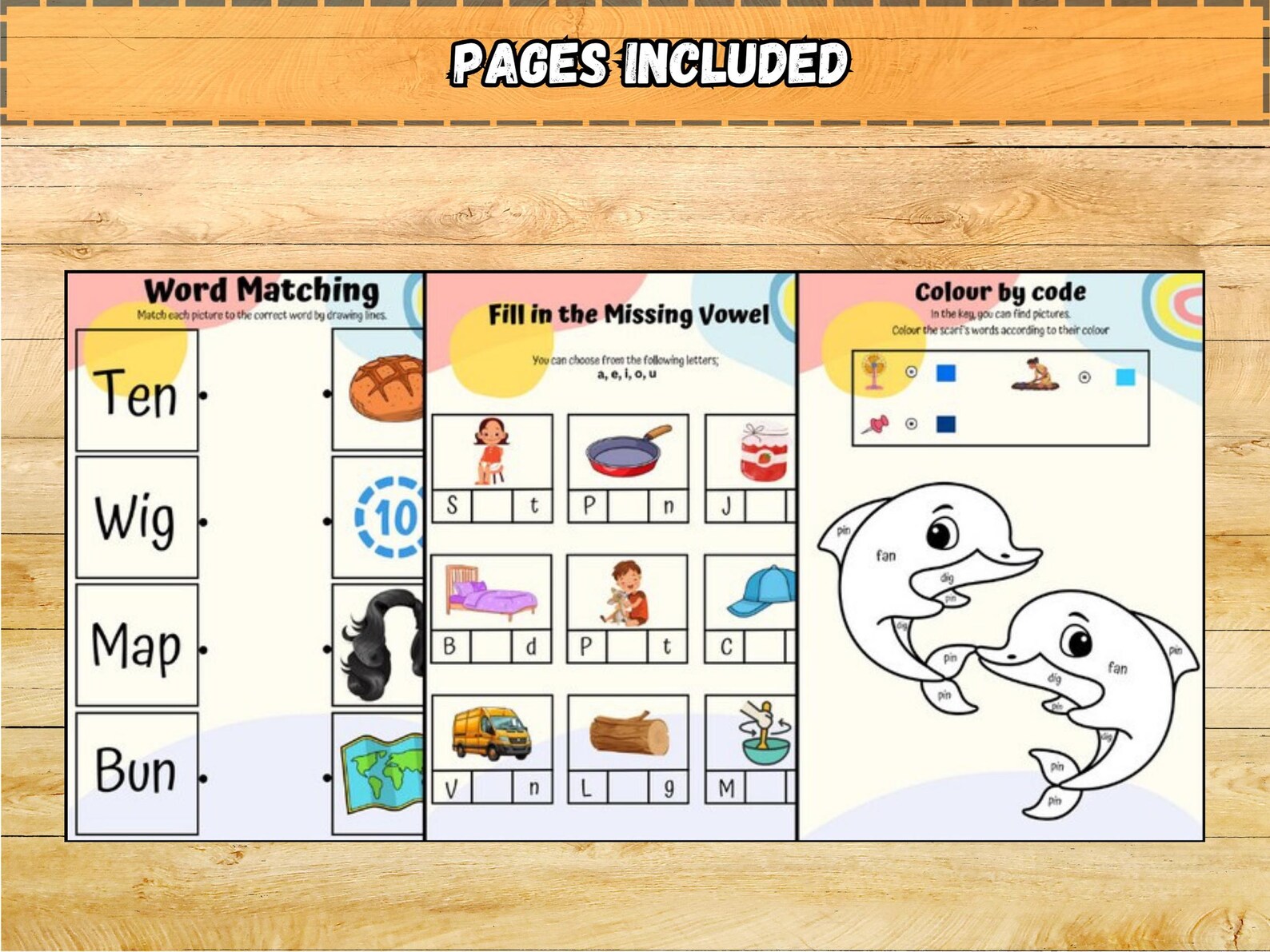 Boost Early Reading With Our CVC Workbook Digital Busy Book Fun ...