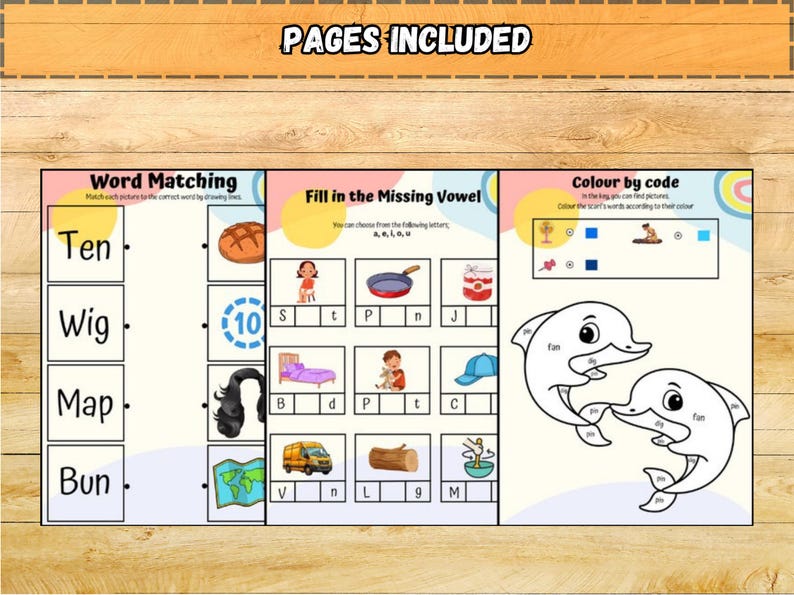 Boost Early Reading With Our CVC Workbook Digital Busy Book Fun ...