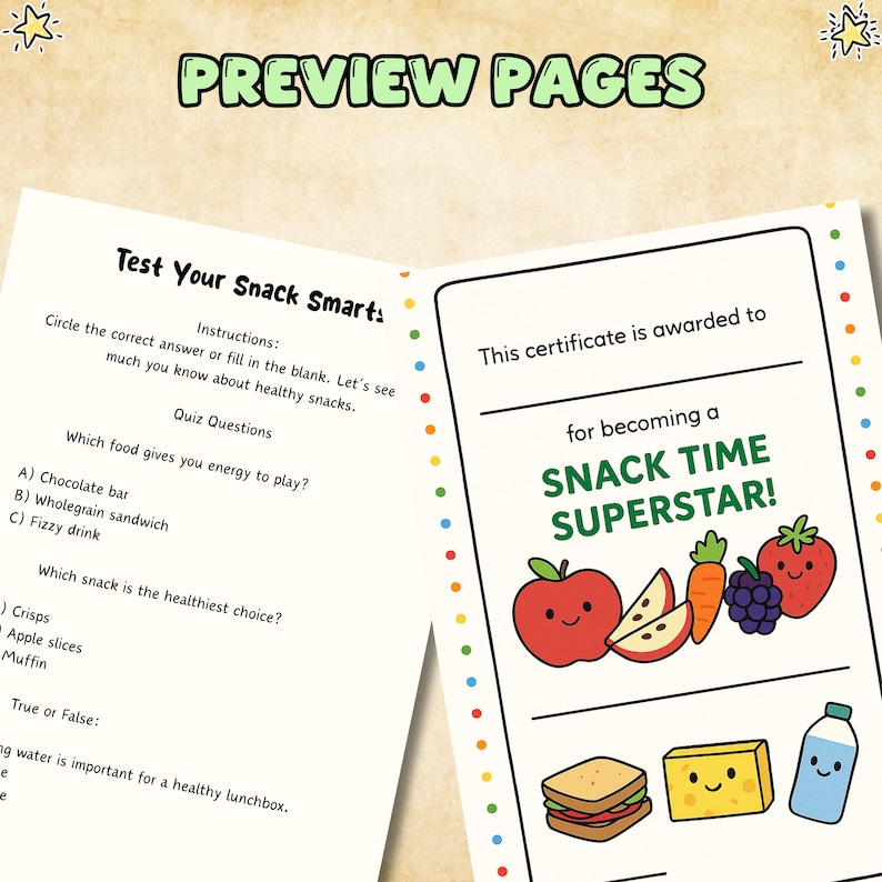 Healthy Eating Activity Pack for Kids | Food Groups, Balanced Meals ...