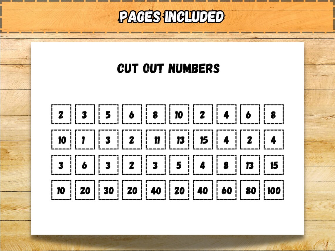 Number Sequence Activity: Printable Worksheet for Kids to Practice ...