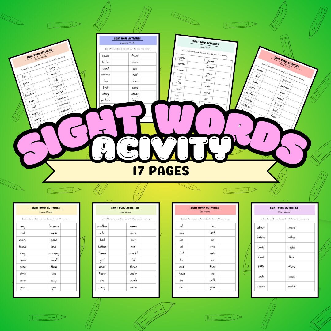 Enhance Early Literacy With Our Look Cover Write Sight Word Worksheet ...