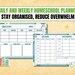 Homeschool Planner Printable: Daily & Weekly Schedule (PDF) - Etsy