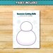 Fine Motor Skills Activity – Winter Snowman Cutting Craft, Preschool ...
