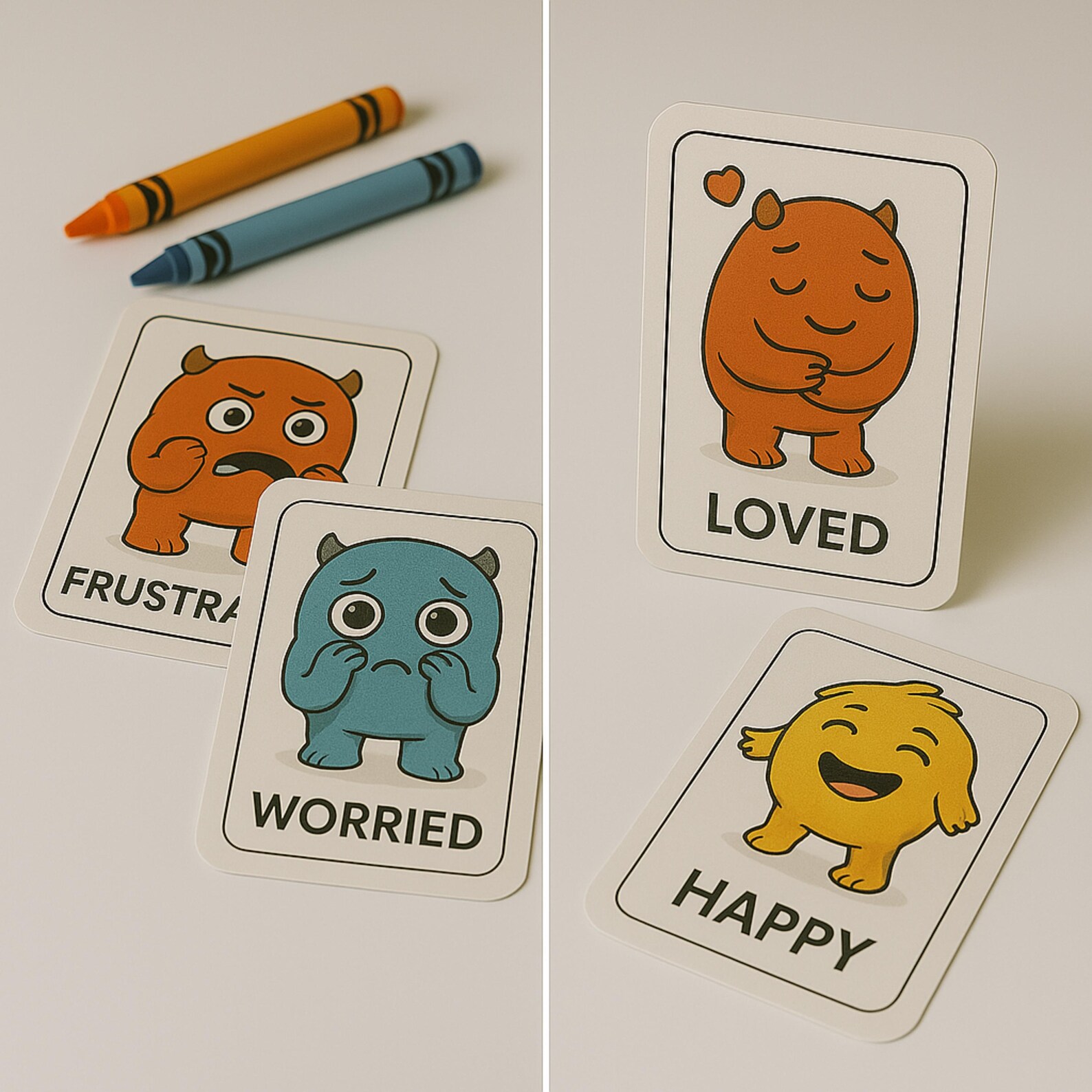 Feelings Flashcards | Emotion Flashcards for Kids | Social Emotional ...