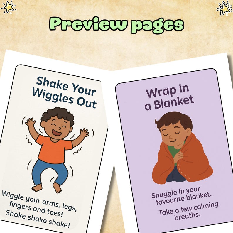 Printable Coping Skills Cards for Kids – Emotional Regulation ...