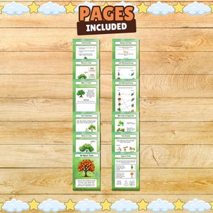 Tree Study Unit for Kids Nature Science Printable Parts of a Tree and ...