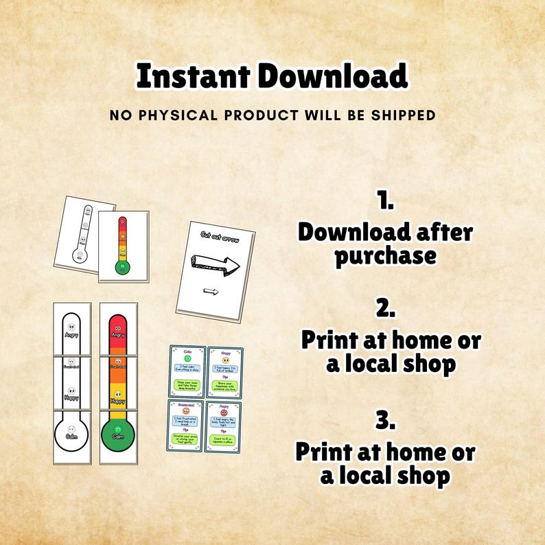 Emotion Chart and Feelings Scale for Kids – Printable Mood Tracker ...