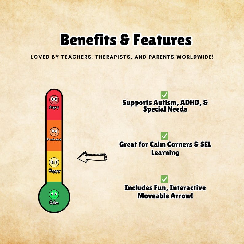 Emotion Chart and Feelings Scale for Kids – Printable Mood Tracker ...