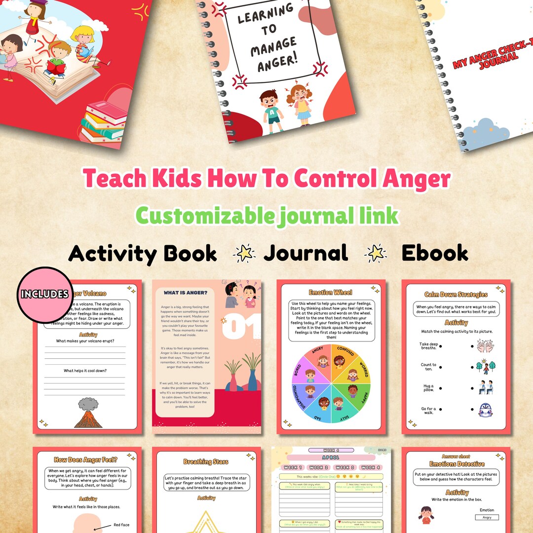 Anger Management Unit Study Coping Skills Printable Self Regulation ...