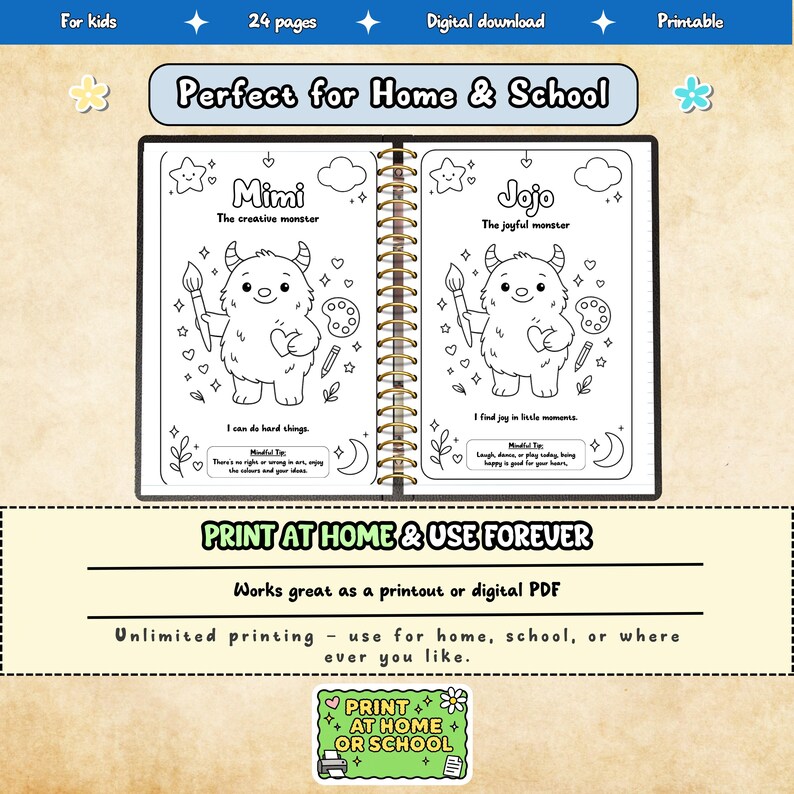 Mindfulness Coloring Pages for Kids | Emotions & Coping Skills ...