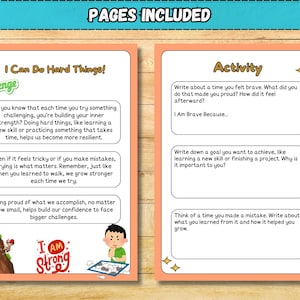 Emotional Resilience Workbook for Kids | Printable SEL Unit Study ...