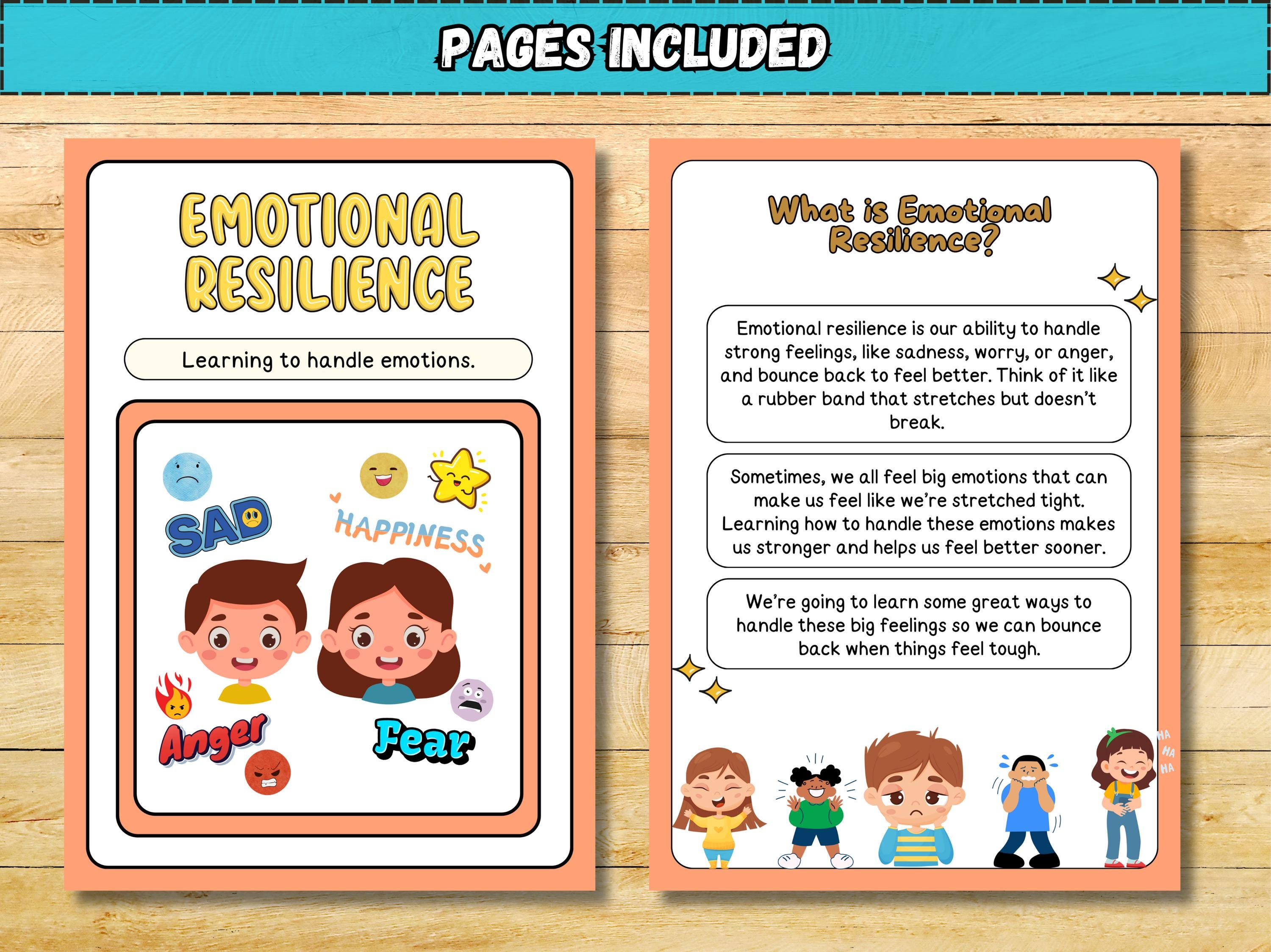 Emotional Regulation Activity Book for Kids Self Regulation Worksheets ...