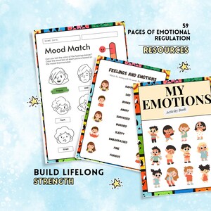 Printable Emotion Worksheets for Kids | SEL Activities Pack | Feelings ...