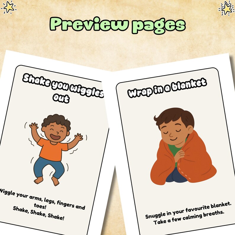 Printable Coping Skills Cards for Kids: Emotional Regulation Tools (PDF ...