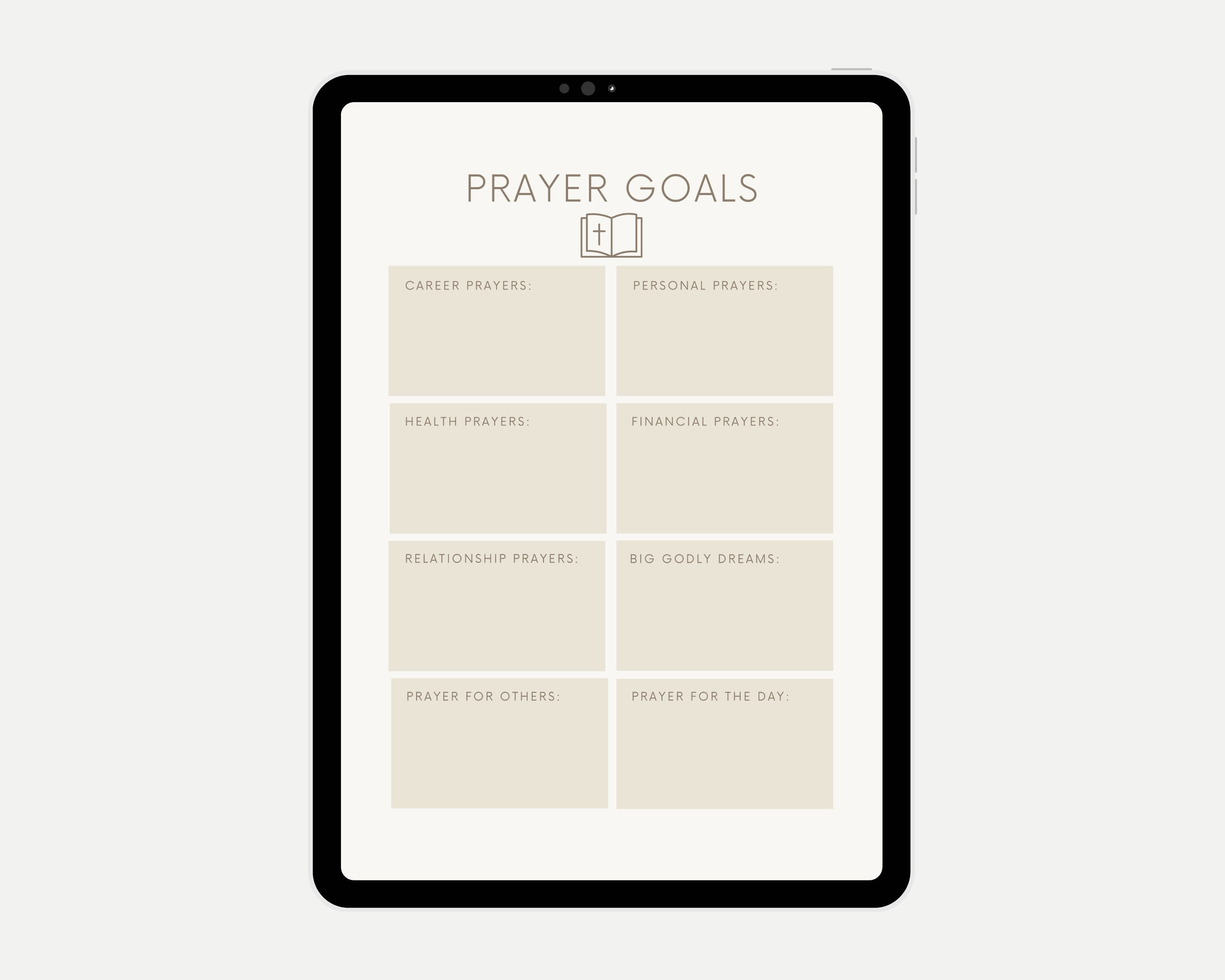 Prayer Journal, Prayer Journaling, Prayer Goal Setting, Prayer Note ...