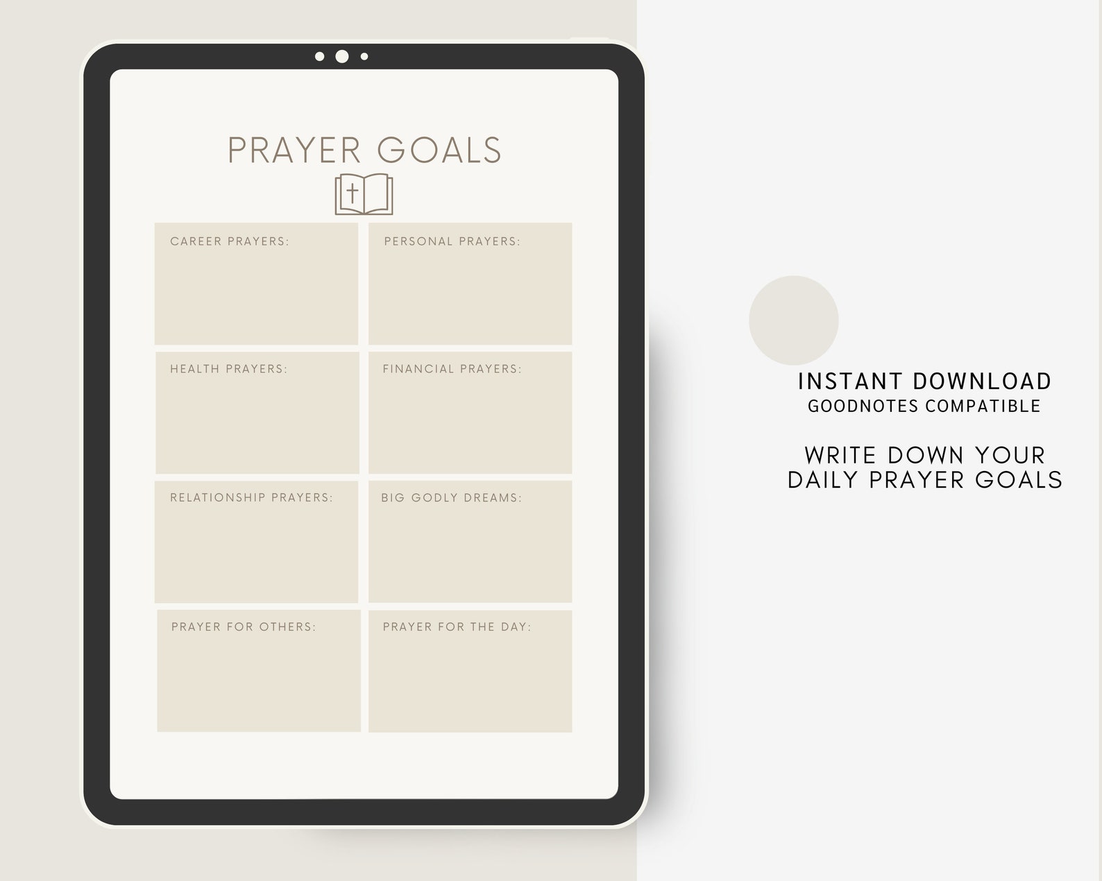 Prayer Journal, Prayer Journaling, Prayer Goal Setting, Prayer Note ...