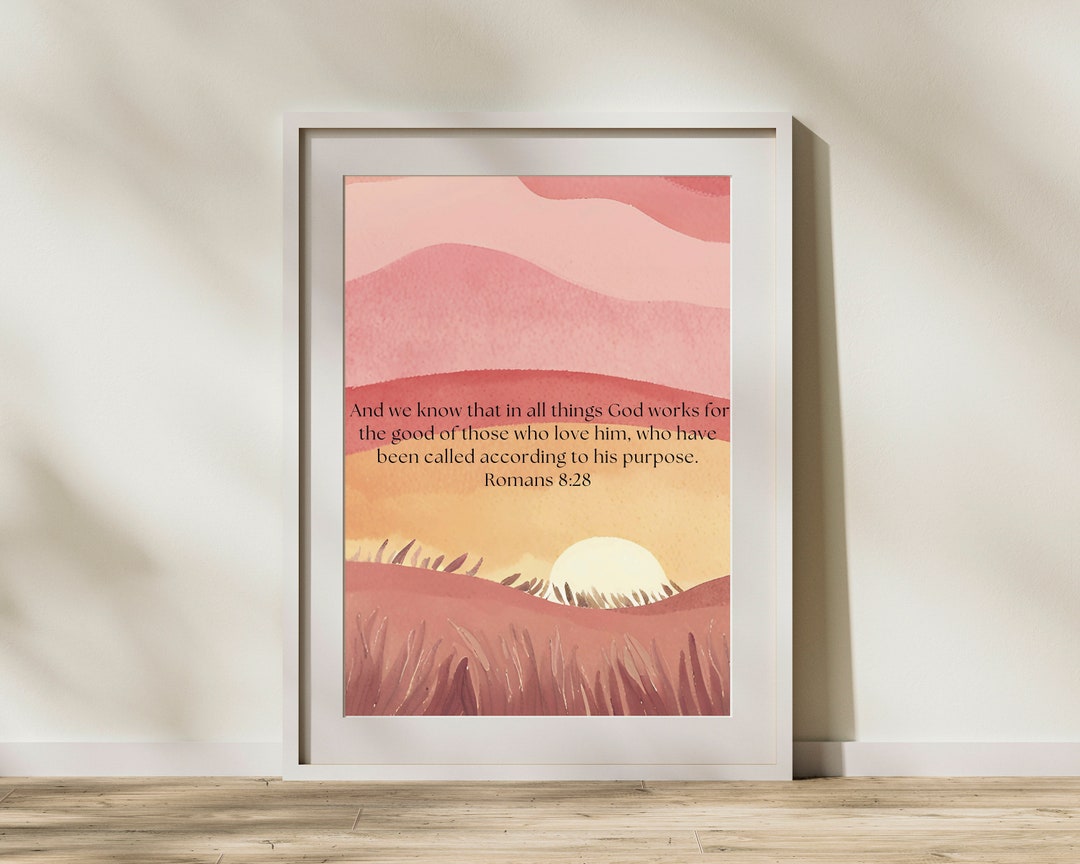 All Good Things, Christian Wall Art, Scripture Bible Verse, Scenery ...