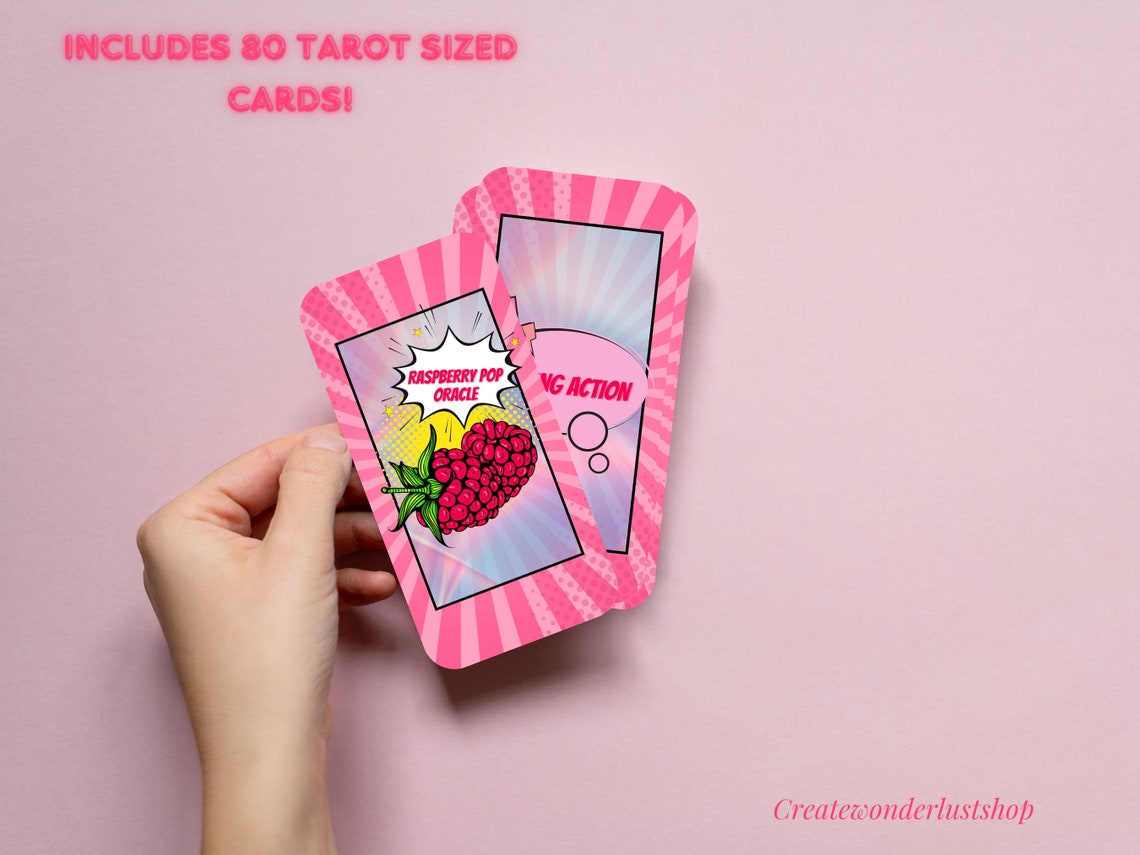 Raspberry Pop Oracle Deck | Twin Flame | Soulmate | Love Readings ...