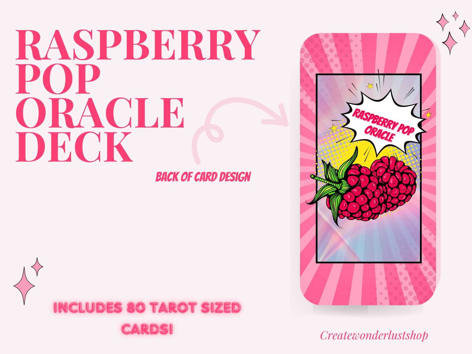 Raspberry Pop Oracle Deck | Twin Flame | Soulmate | Love Readings ...