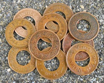 Coin with hole | Etsy