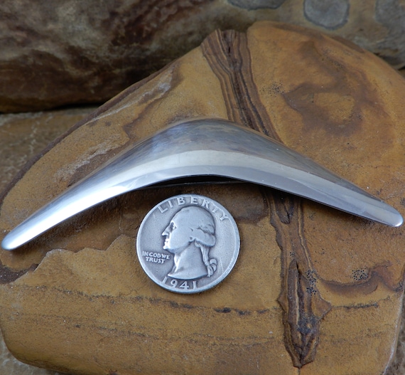 Mid Century Modern Pin, Boomerang Shape, Otto Robert … - Gem