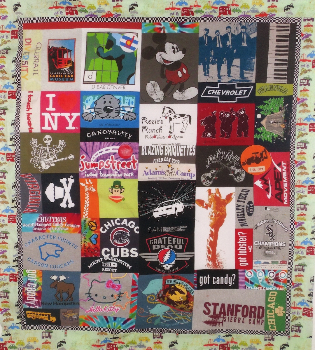 Downloadable Easy Tee Shirt Quilt Pattern, Easy T-shirt Quilt Pattern ...