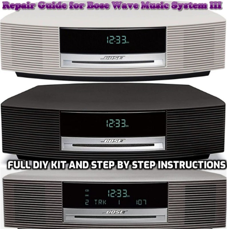 Bose Wave Music System III Radio CD Player *repair DIY Service Kit* 3rd Gen - Etsy