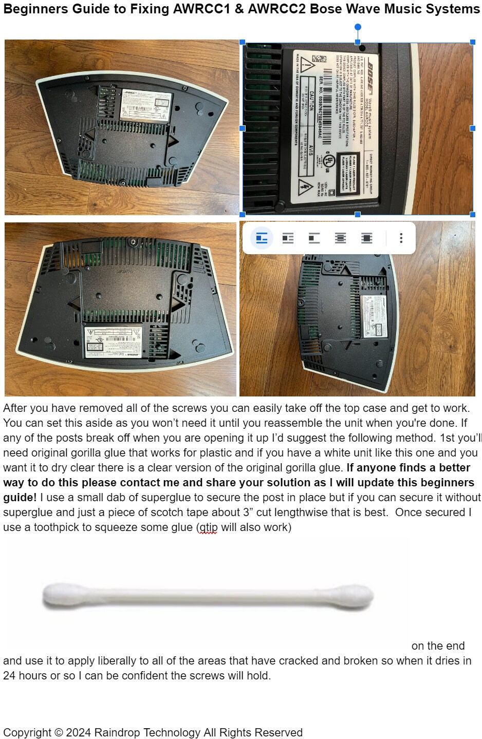 Bose Wave Music System Radio CD Player AWRCC1 & AWRCC2 *repair DIY ...