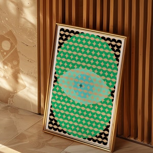PATTERN #4 (giclée Fine Art Print) Geometric Design (11x14 12x16 12x18 ...