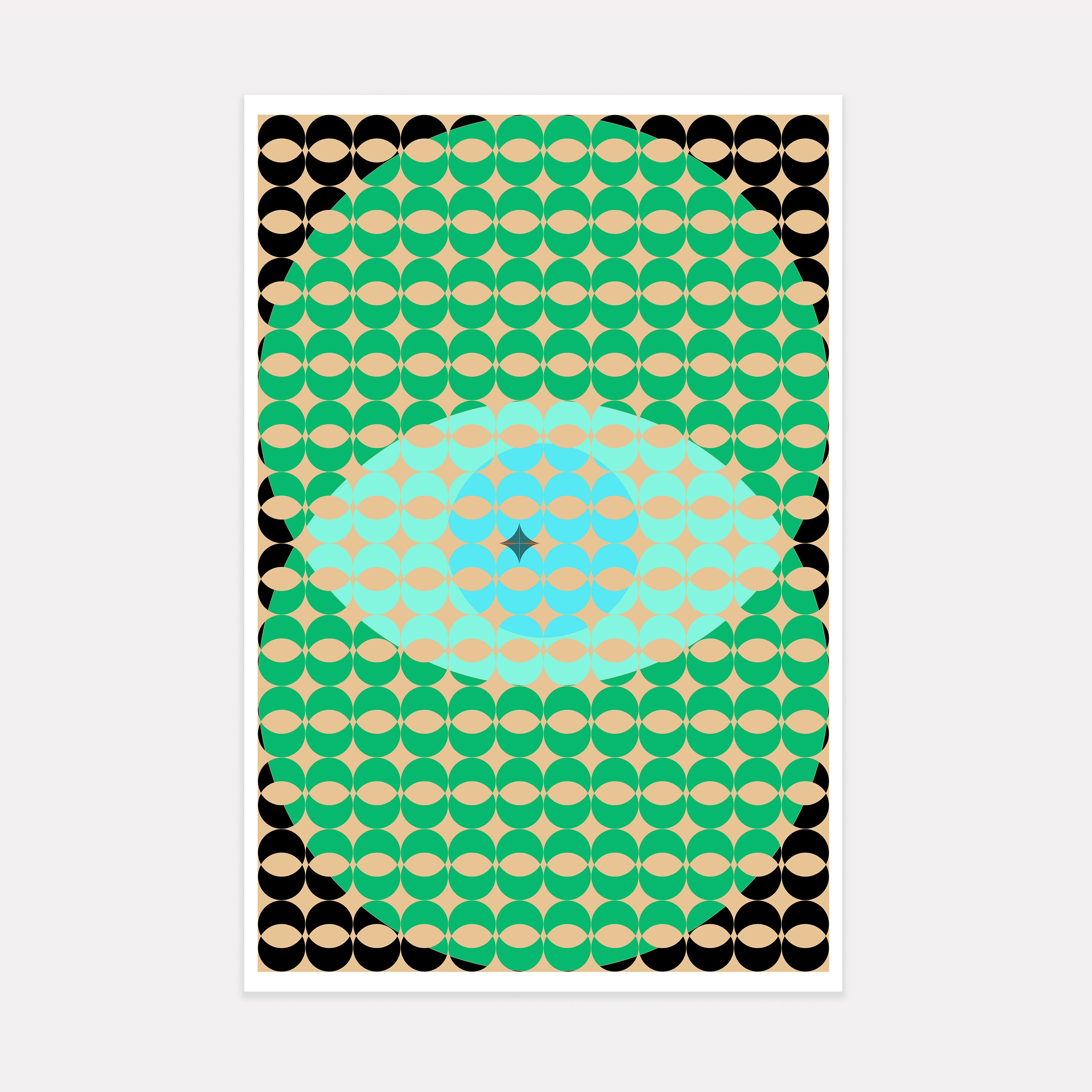 PATTERN #4 (giclée Fine Art Print) Geometric Design (11x14 12x16 12x18 ...