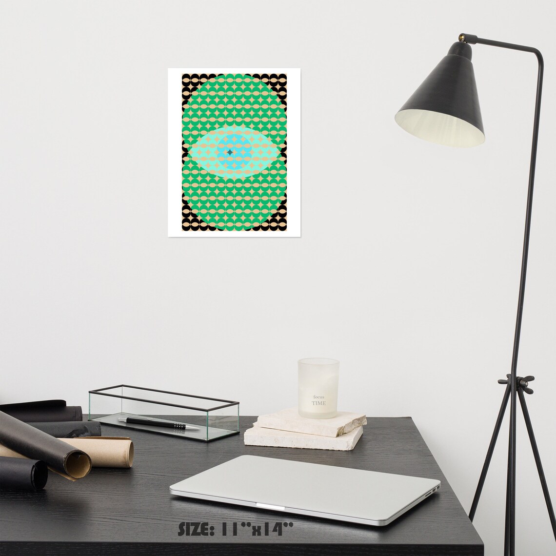 PATTERN #4 (giclée Fine Art Print) Geometric Design (11x14 12x16 12x18 ...